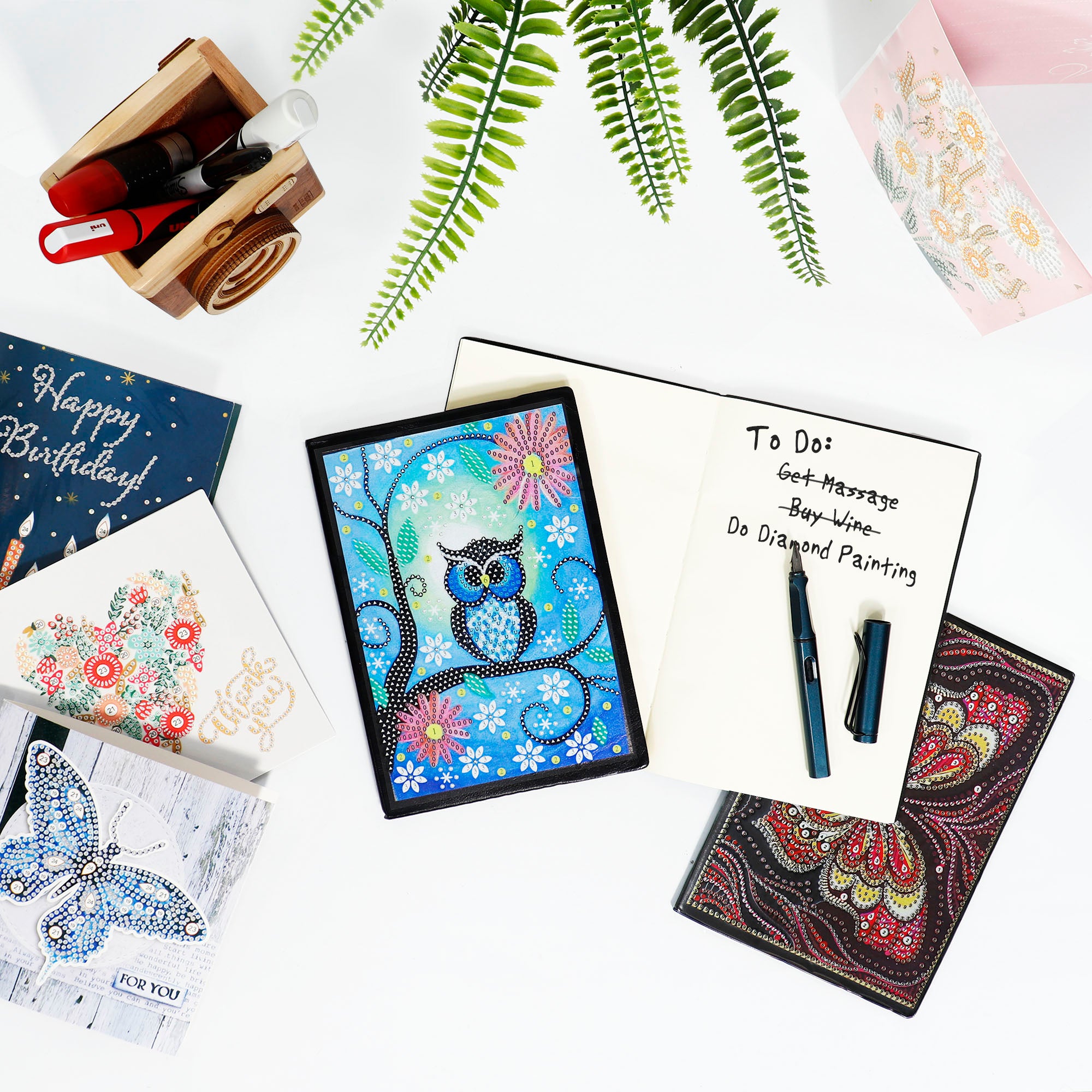 Diamond Painting Greeting Card and Notebook Kits – Diamond Pixels Australia