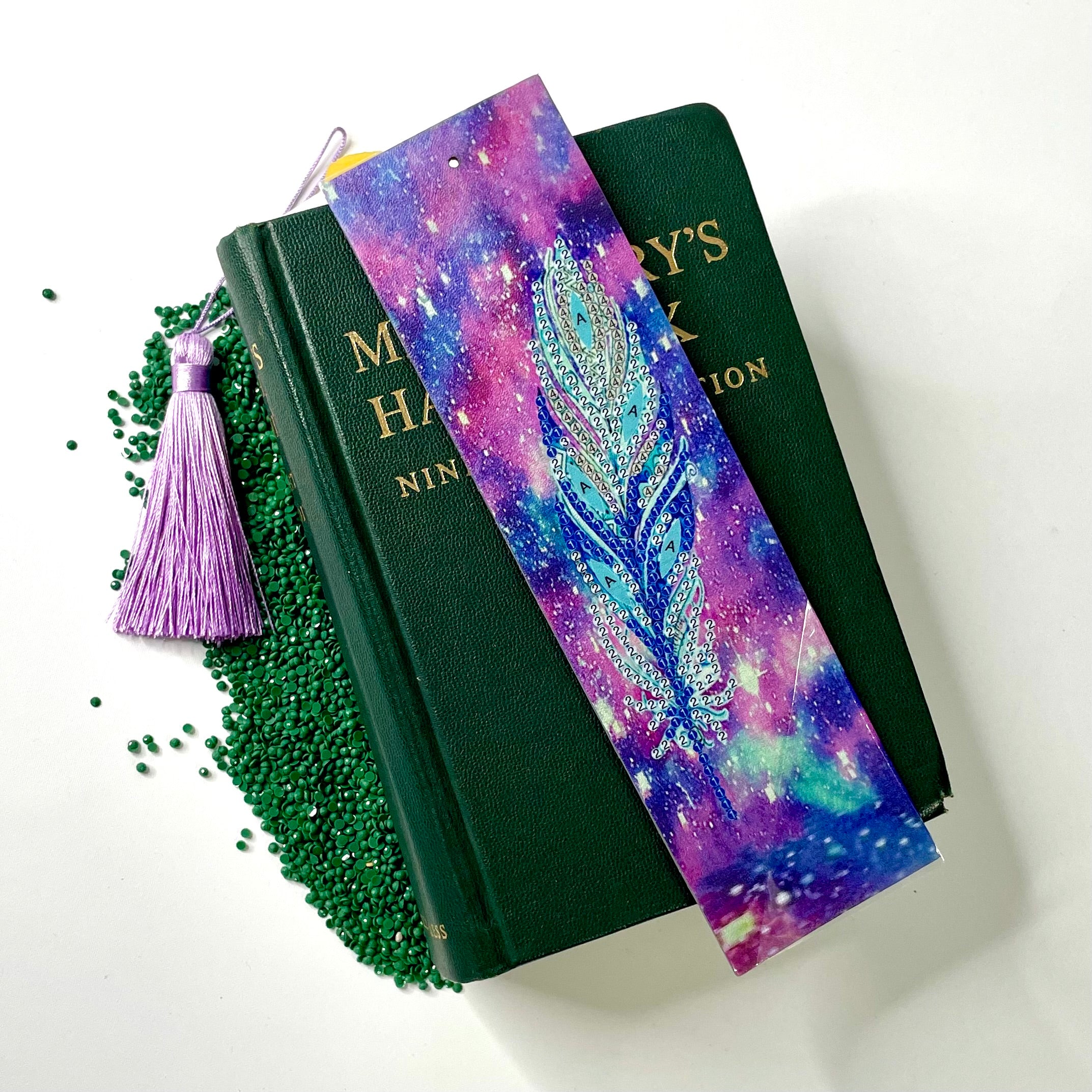 Bookmark - Feather – Diamond Pixels Australia