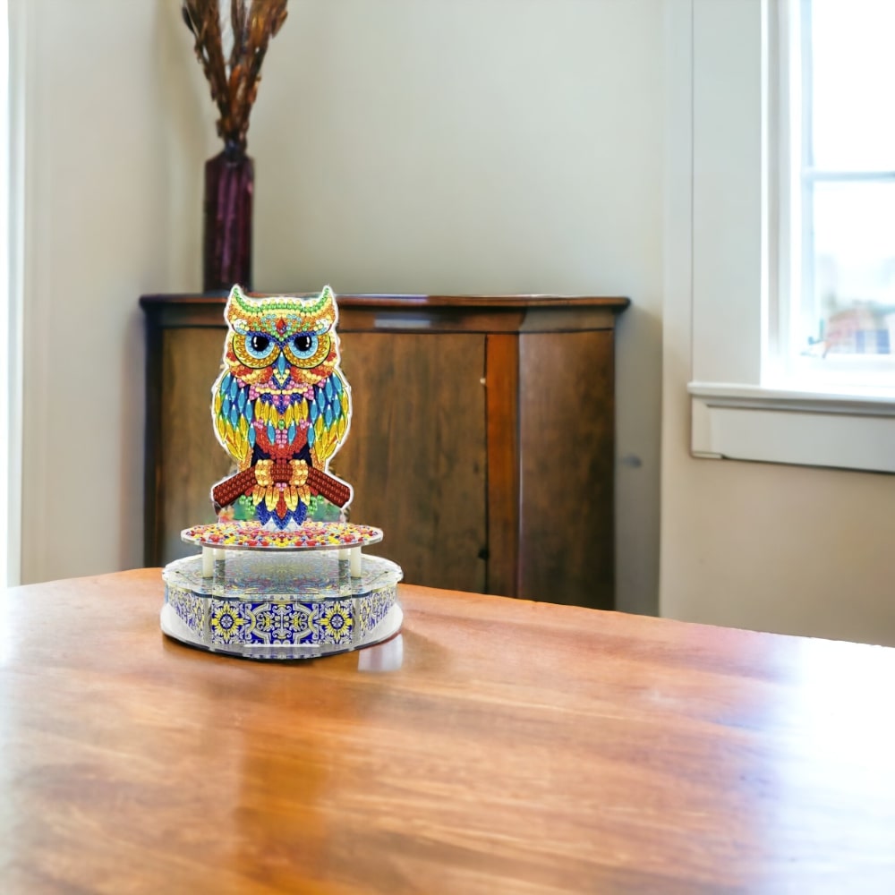 Music Box - Melody Owl – Diamond Pixels Australia